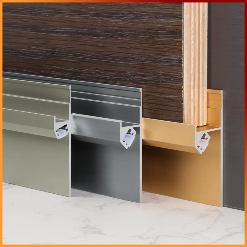Sinriya Aluminum Wall Panel Trim White Wall Panel Beading Skirting ...